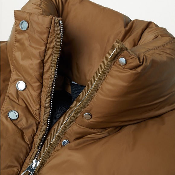 Mango | Jackets & Coats | Mango Mng Brown Oversized Padded Puffer ...